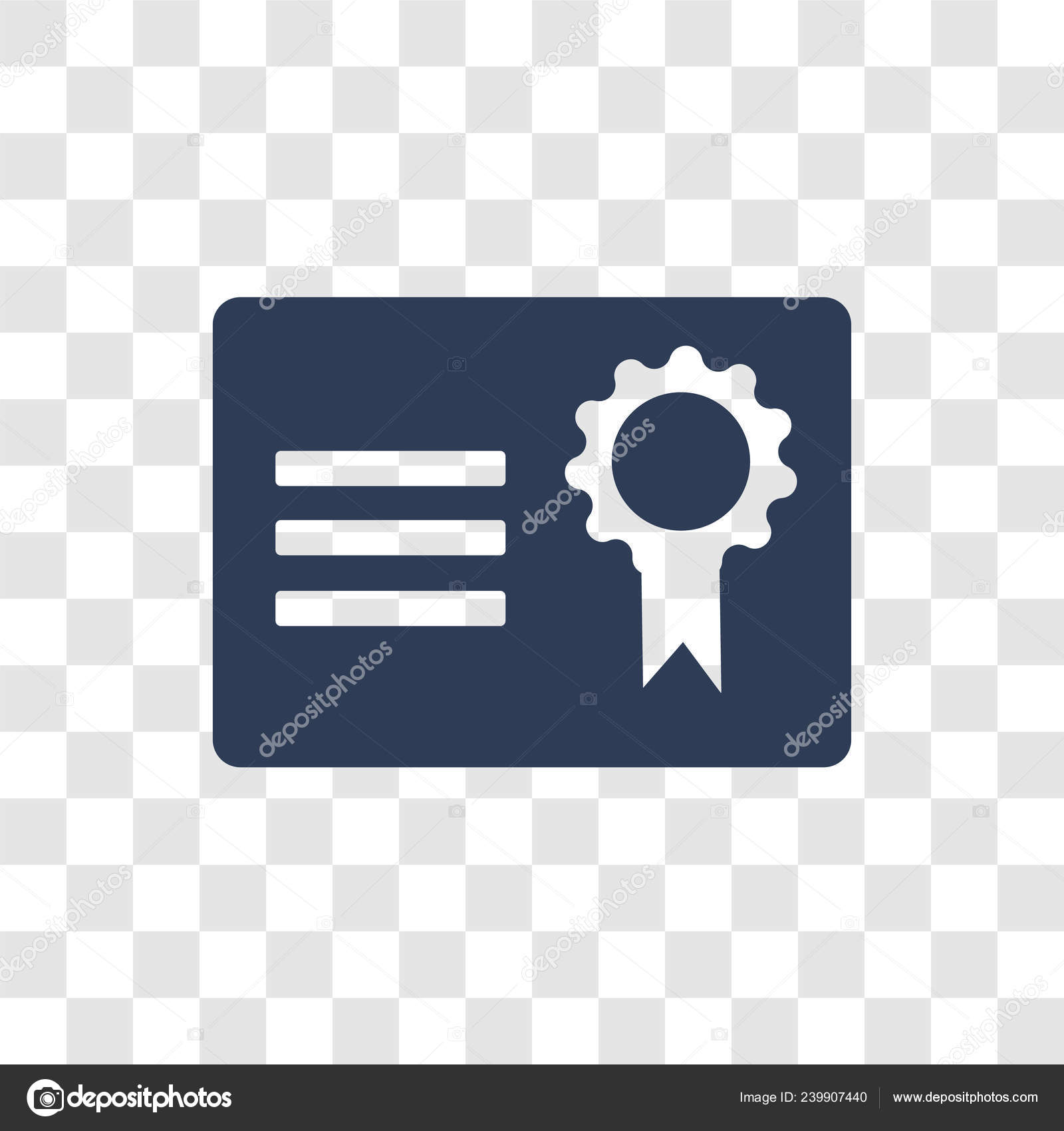 Certification Icon Trendy Certification Logo Concept Transparent ...