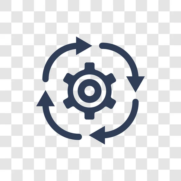 Devops Icon Trendy Flat Vector Devops Icon Transparent Background ...