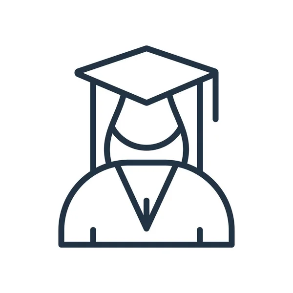 Student Icon Vector Isolated White Background Student Transparent Sign ...