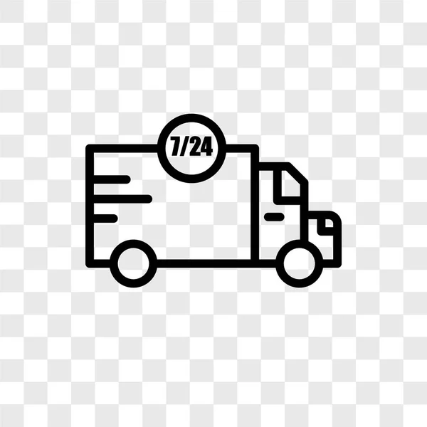 Delivery Vector Icon Isolated Transparent Background Delivery Logo ...