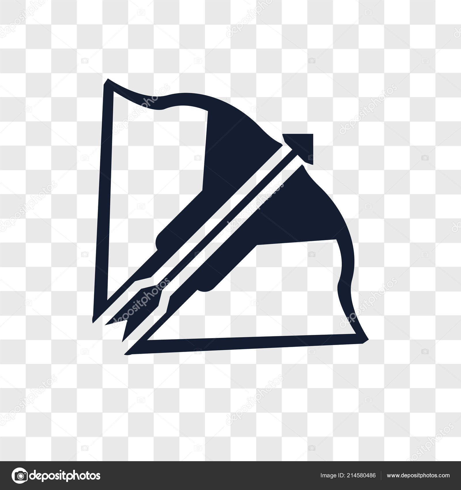 Crossbow Vector Icon Isolated Transparent Background Crossbow Logo ...