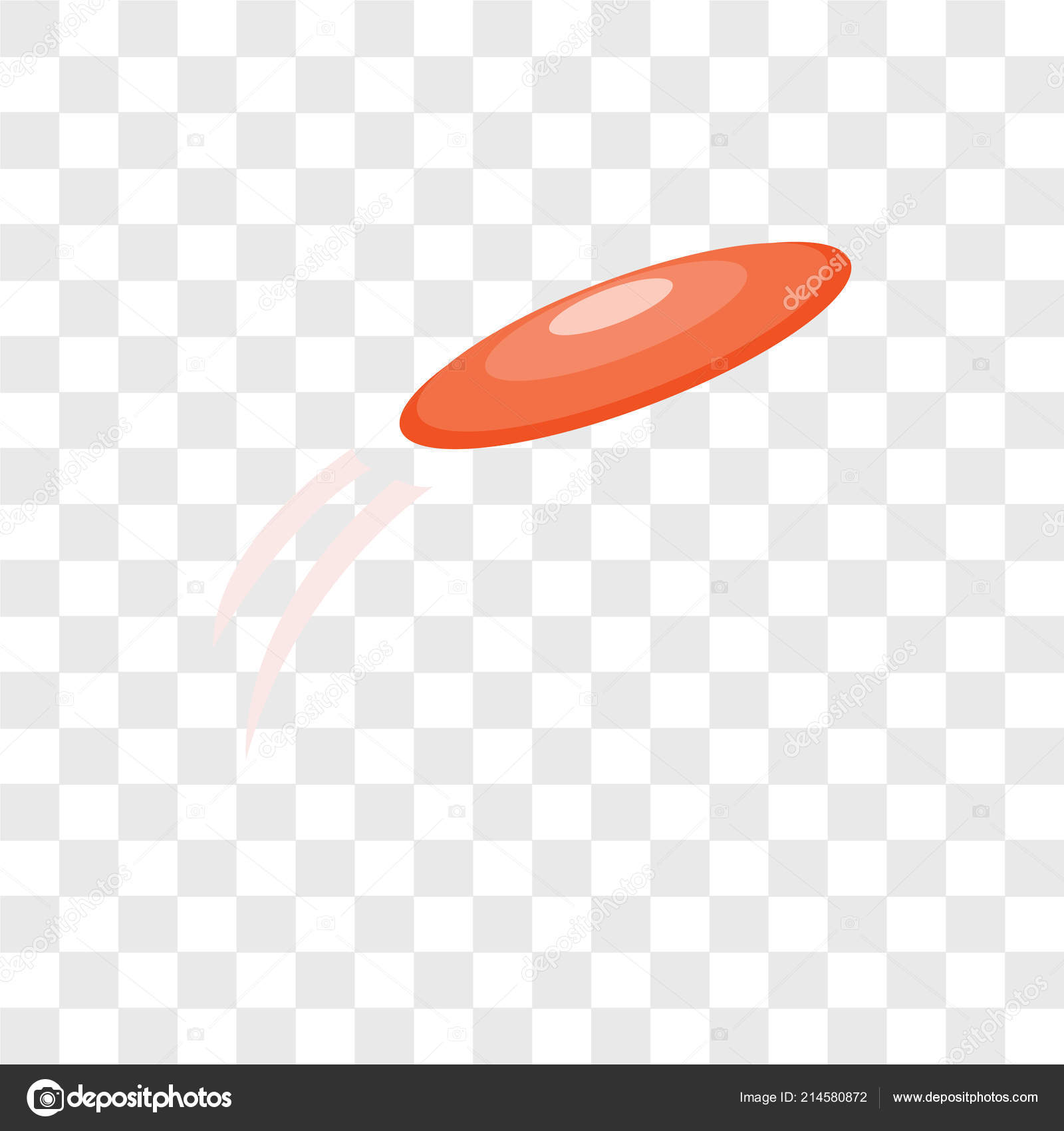 Frisbee Vector Icon Isolated Transparent Background Frisbee Logo ...