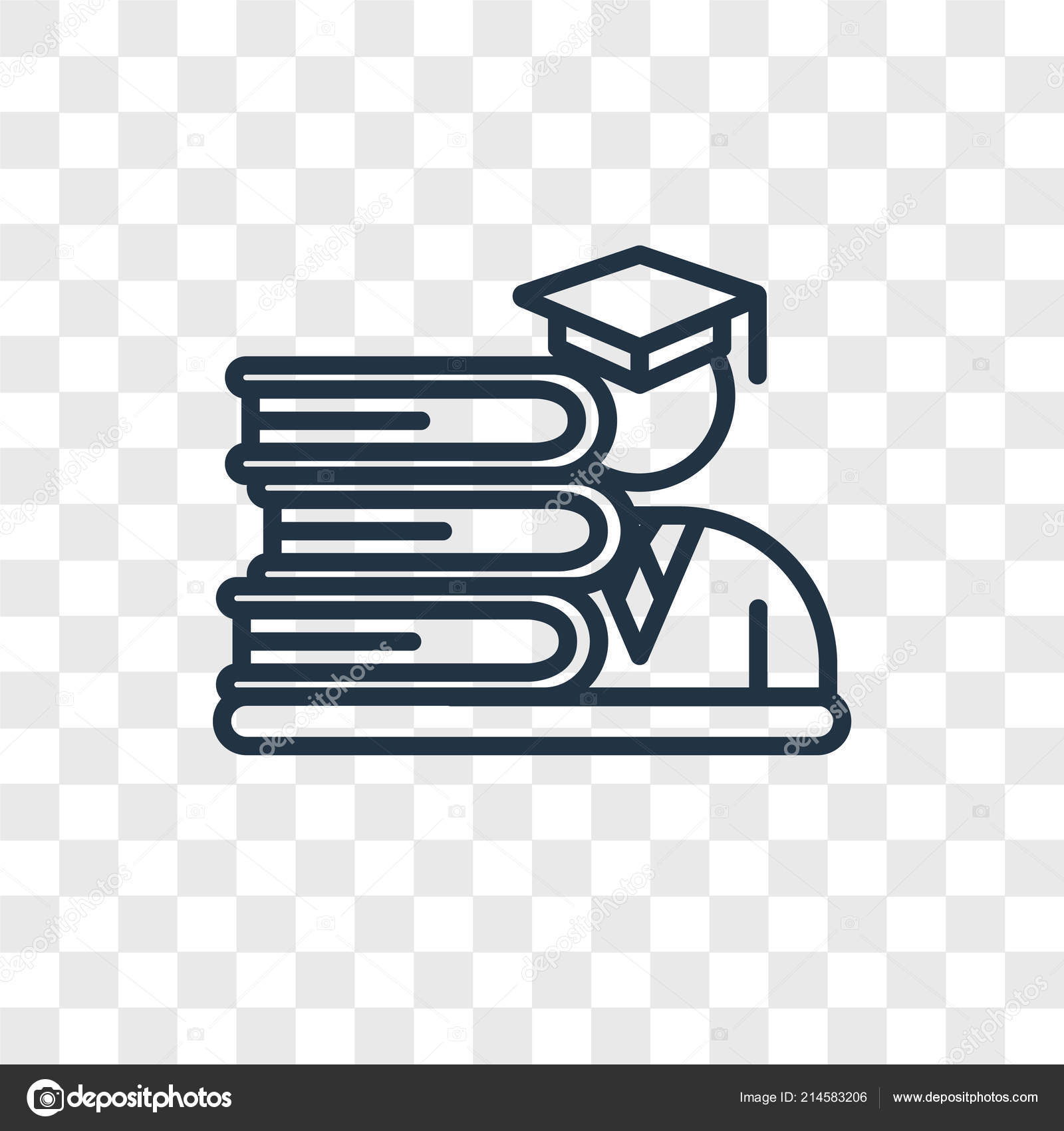 Student Vector Icon Isolated Transparent Background Student Logo ...