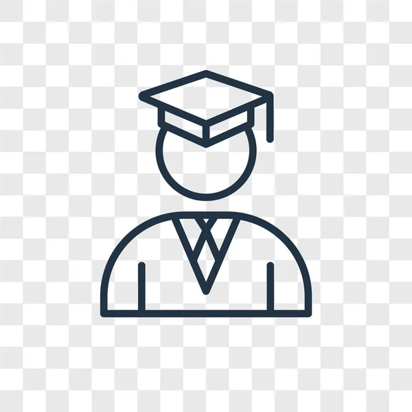 Student Vector Icon Isolated Transparent Background Student Logo ...