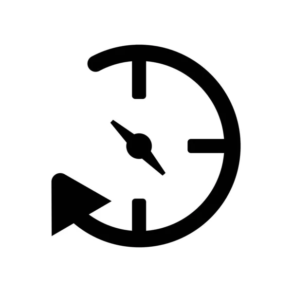 Clockwise Icon Vector Isolated White Background Clockwise Transparent ...