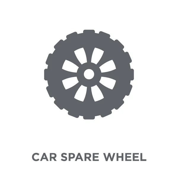 Car Spare Wheel Icon Trendy Modern Flat Linear Vector Car Stock Vector ...