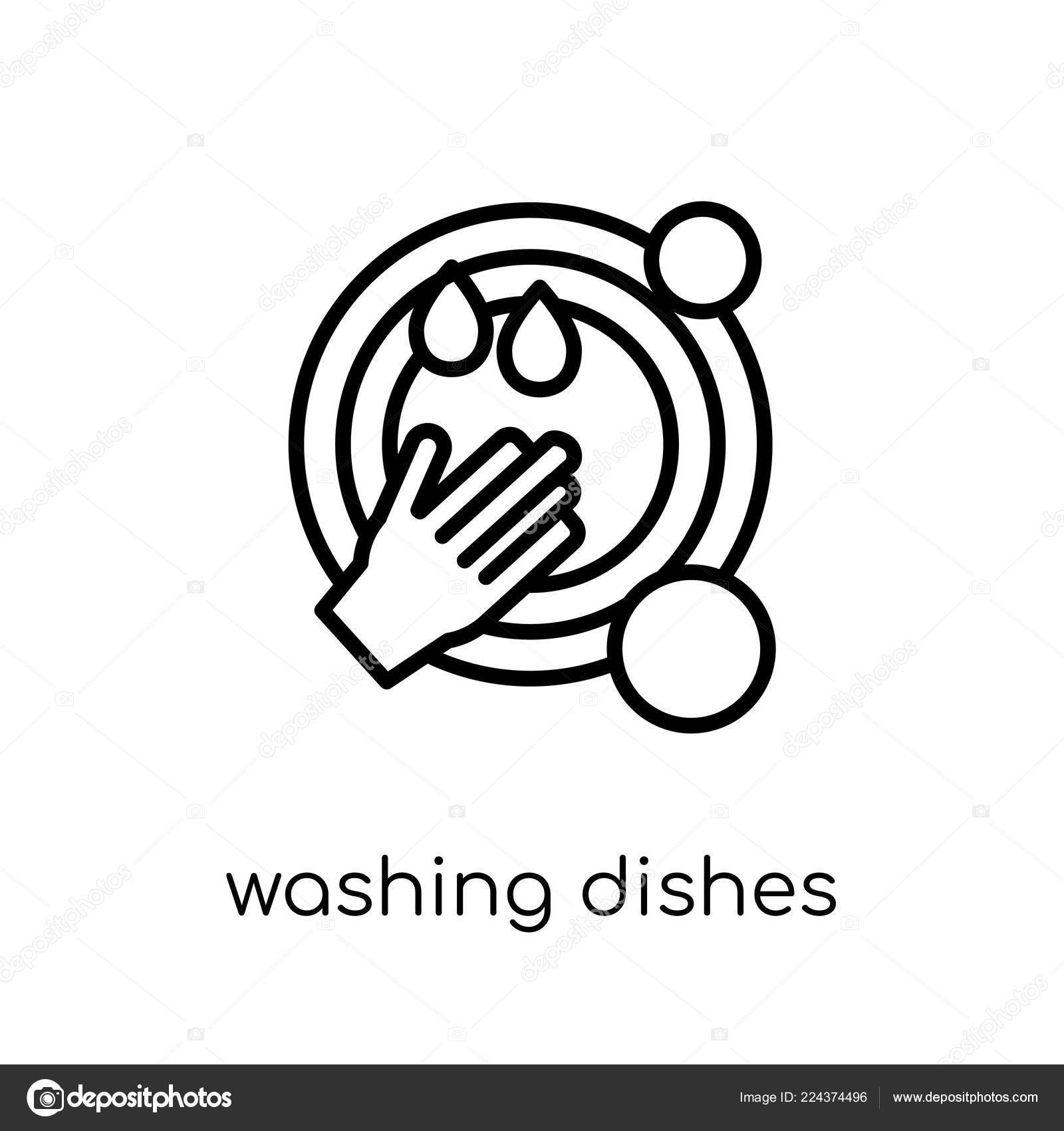 Washing Dishes Icon