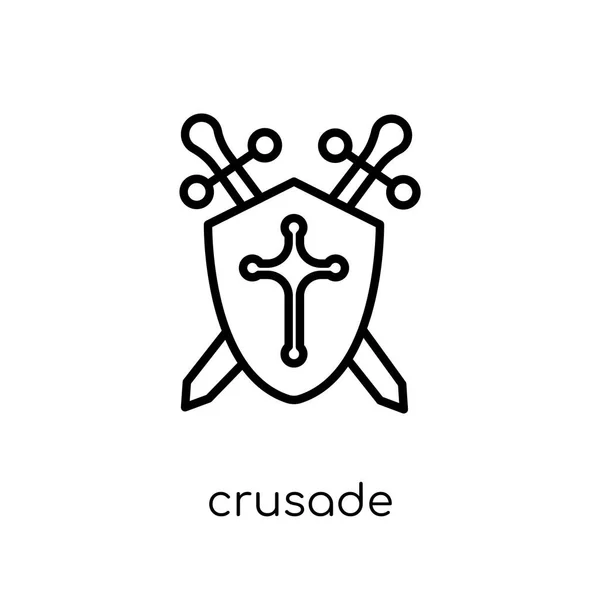 Crusade Icon Trendy Flat Vector Crusade Icon White Background Religion ...