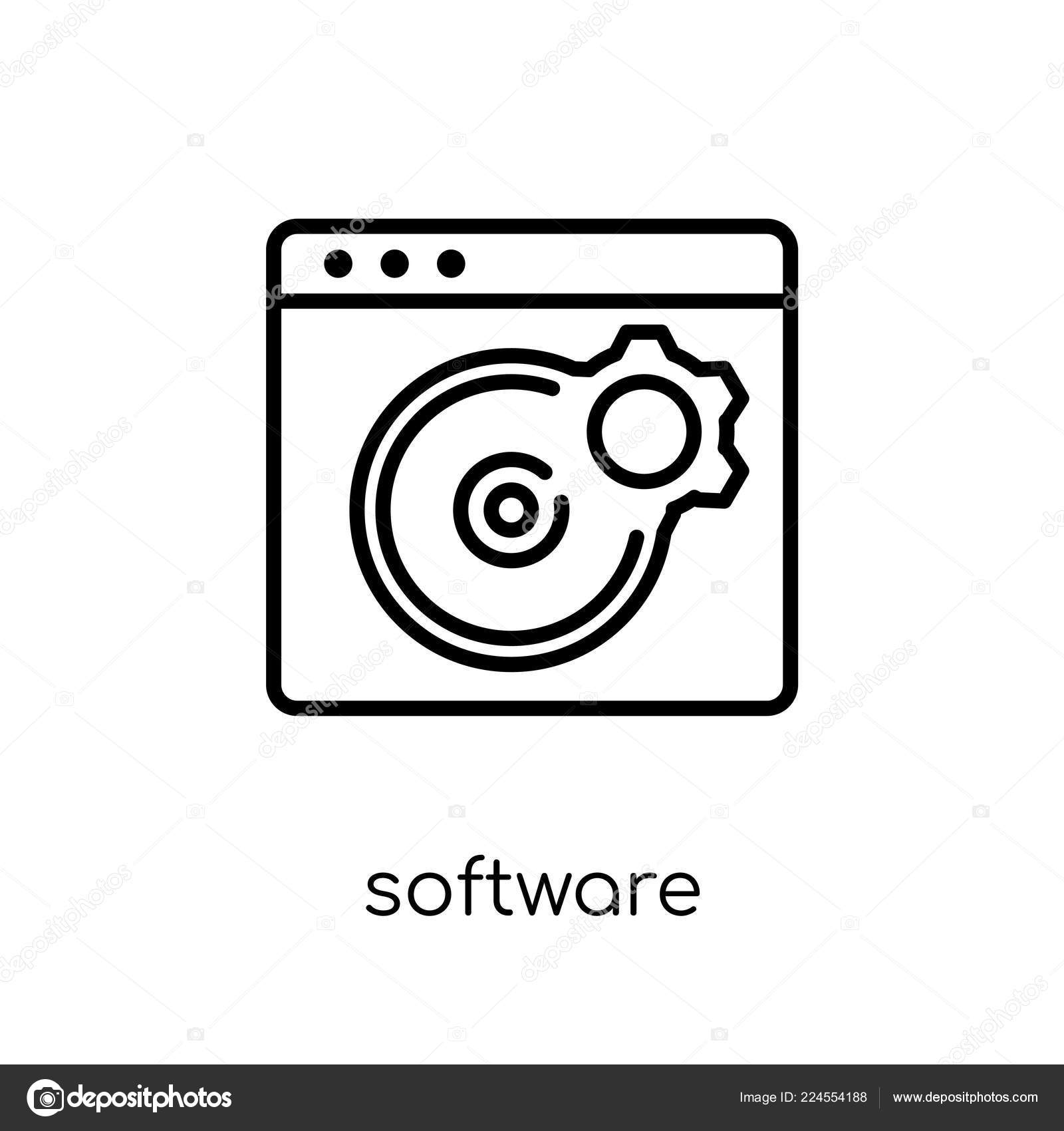 Software Icon Flat