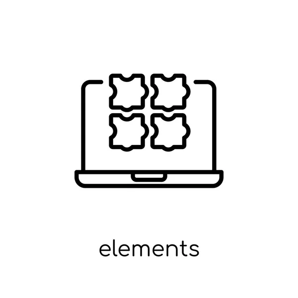 Simulation Icon Trendy Modern Flat Linear Vector Simulation Icon White ...