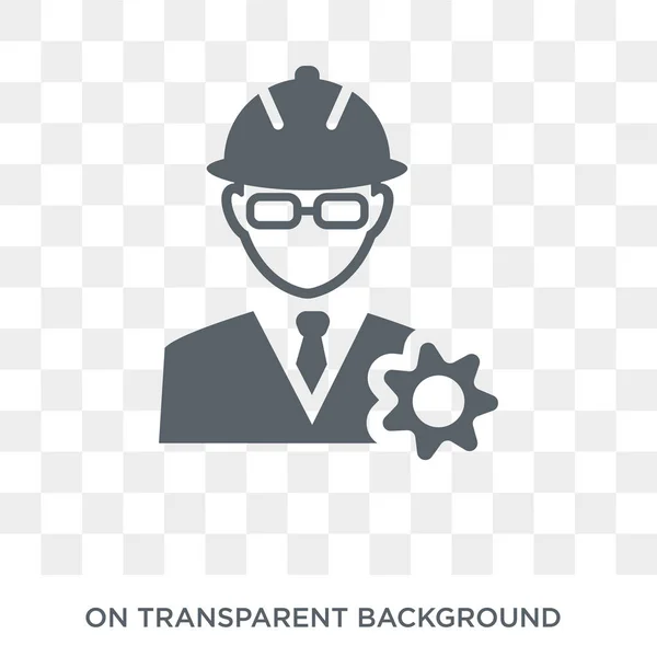 Engineer icon. Trendy flat vector Engineer icon on transparent ...