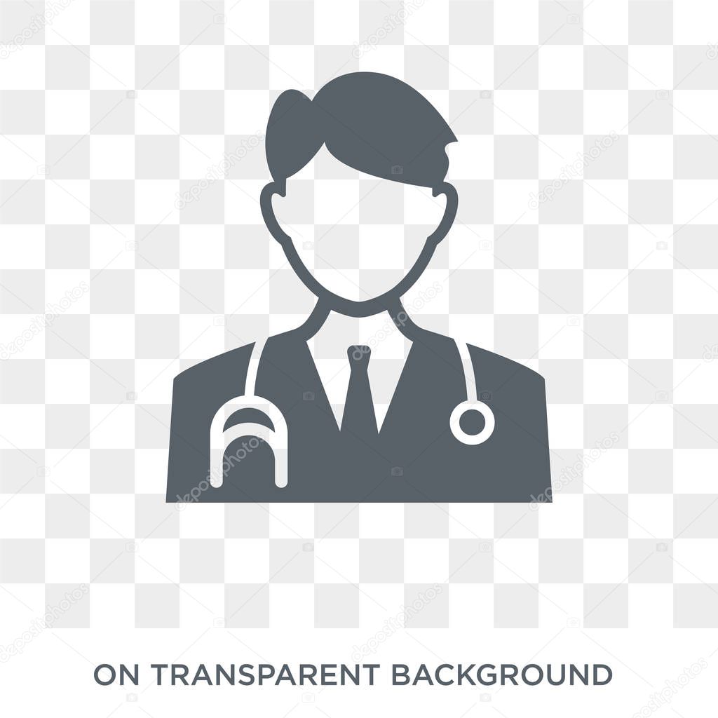 Icono podólogo. Vector plano de moda Podólogo icono sobre fondo ...