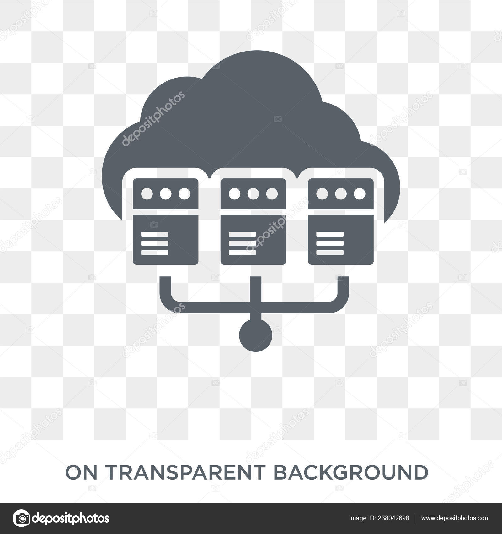 Virtualization Icon Trendy Flat Vector Virtualization Icon Transparent ...