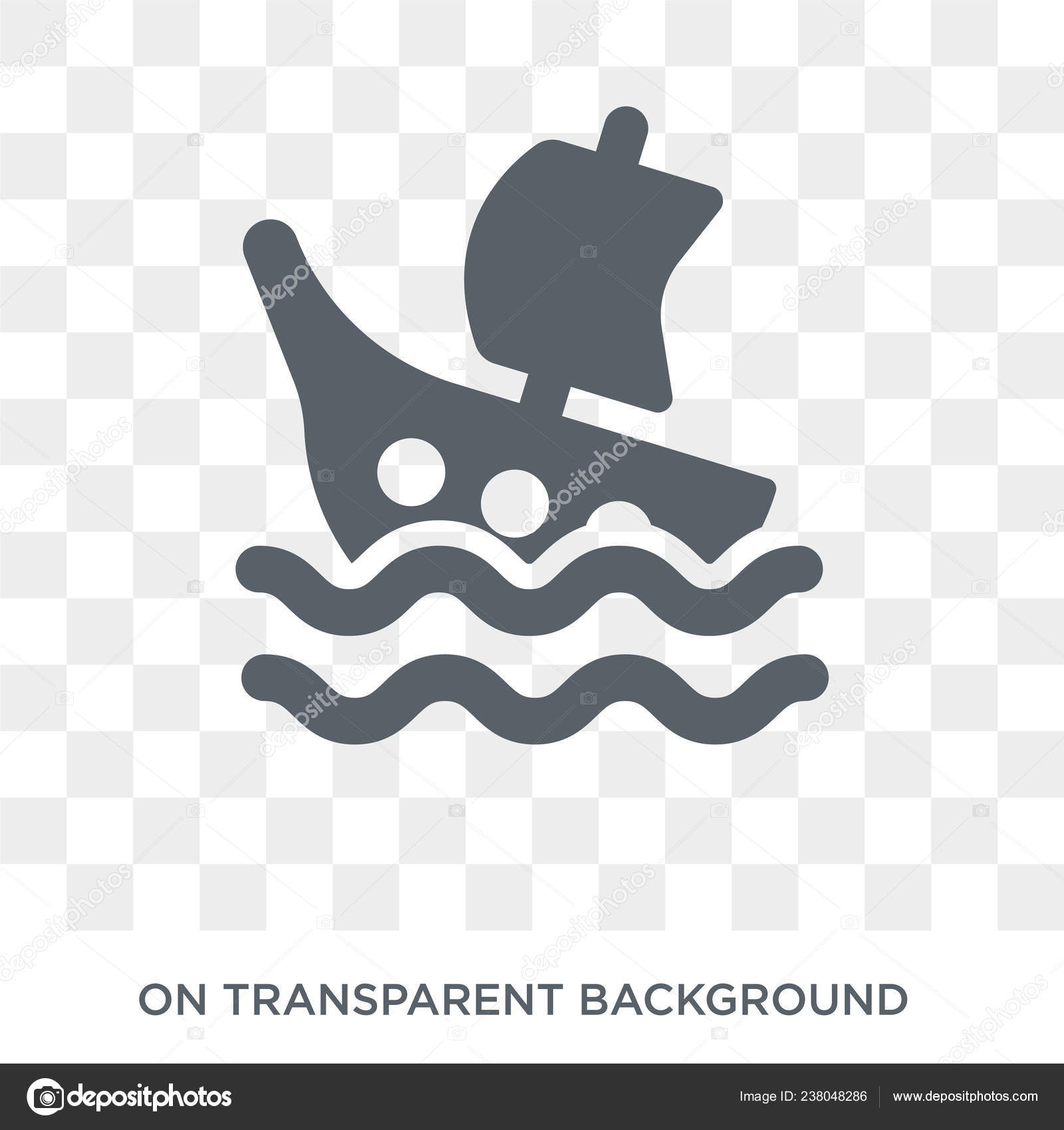 Shipwreck Icon Trendy Flat Vector Shipwreck Icon Transparent Background ...