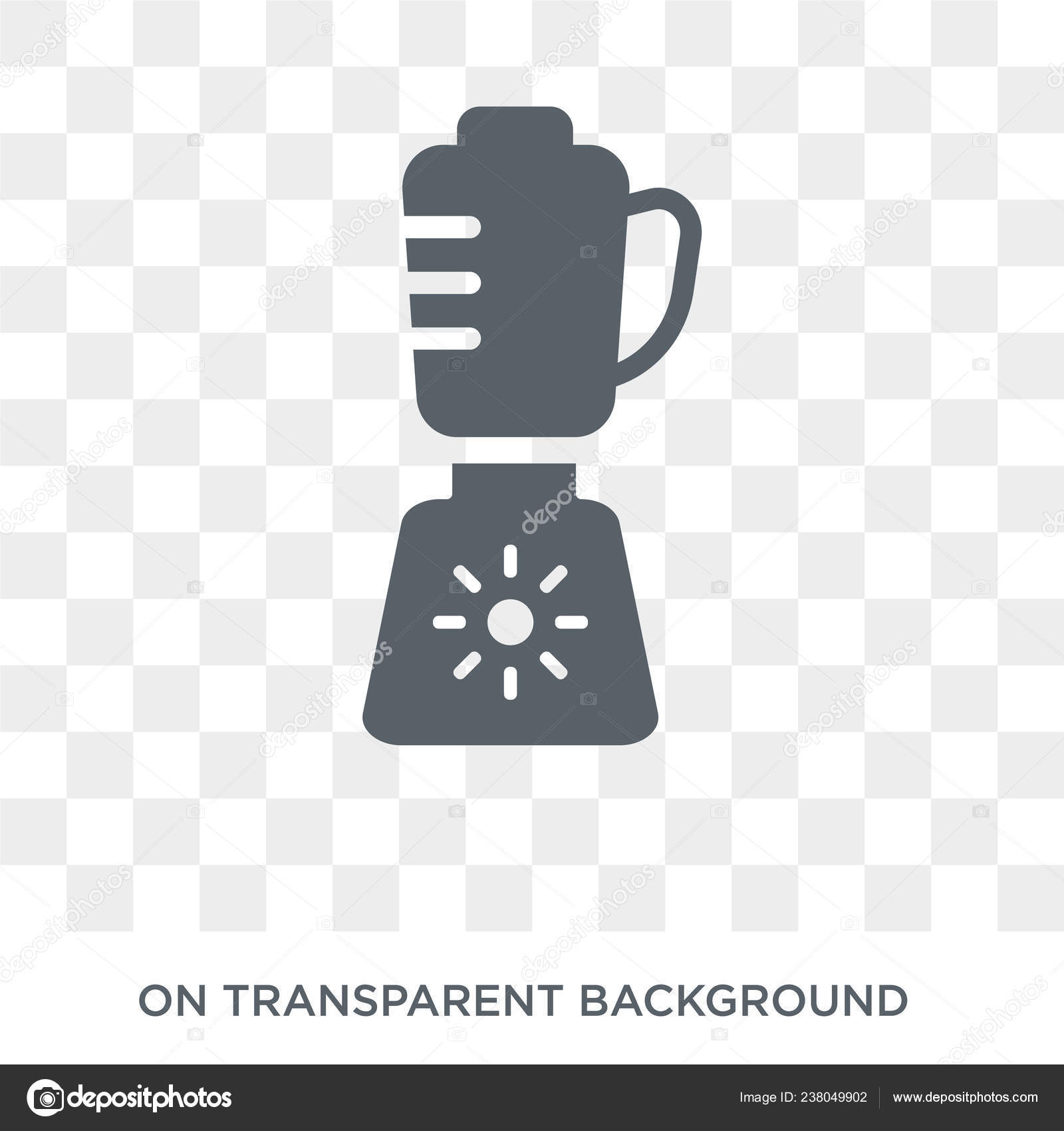 Blender Icon Trendy Flat Vector Blender Icon Transparent Background ...
