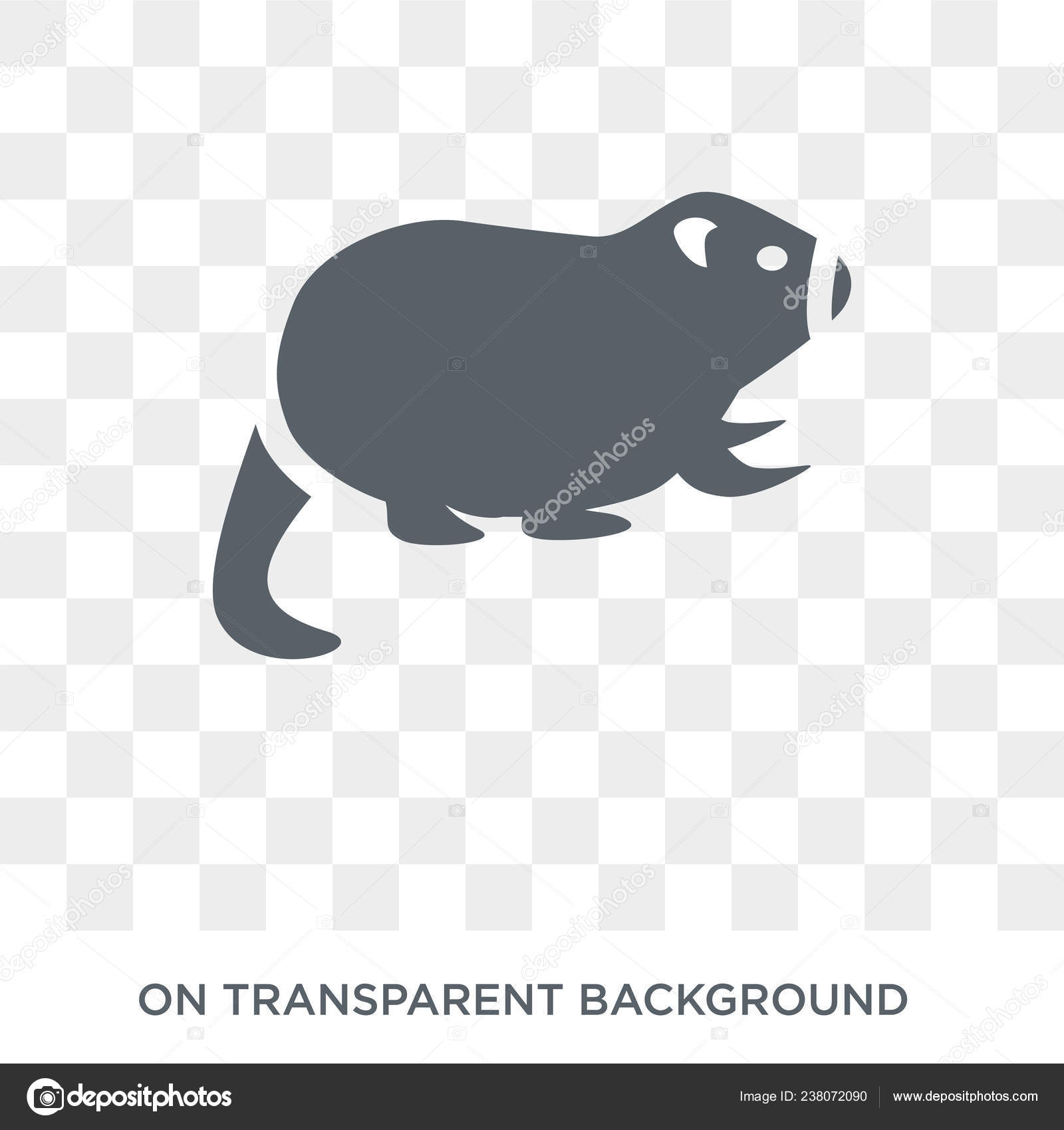 Beaver Icon Trendy Flat Vector Beaver Icon Transparent Background ...