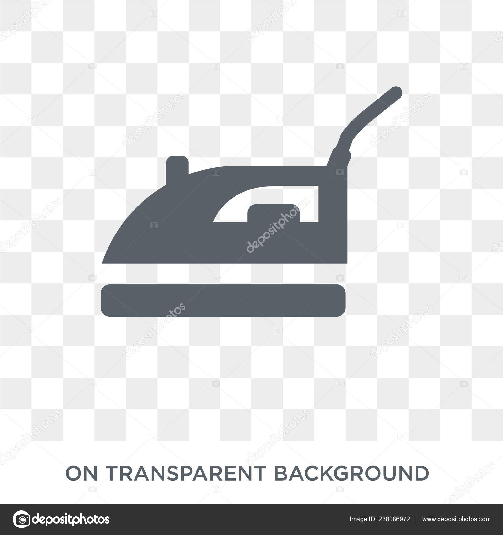 Ironing Icon Trendy Flat Vector Ironing Icon Transparent Background ...