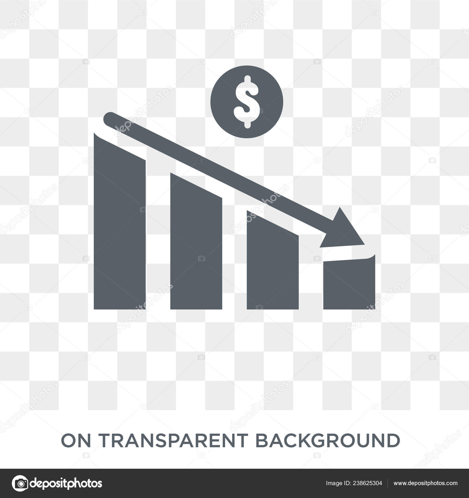 Recession Icon Trendy Flat Vector Recession Icon Transparent Background ...