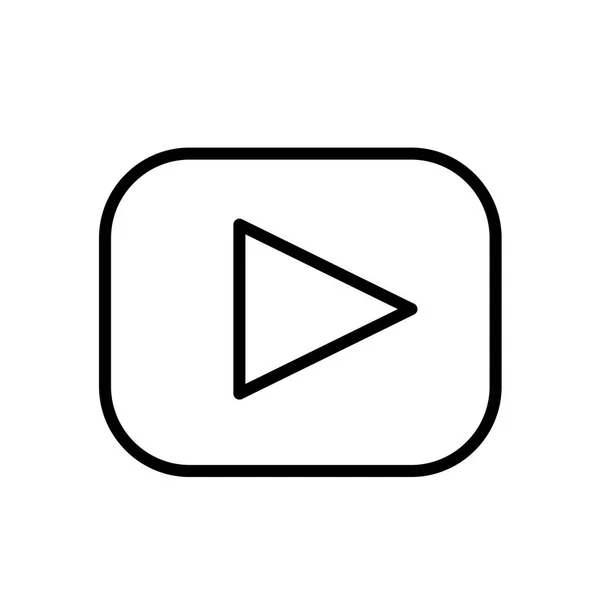 Youtube Icon Vector Square