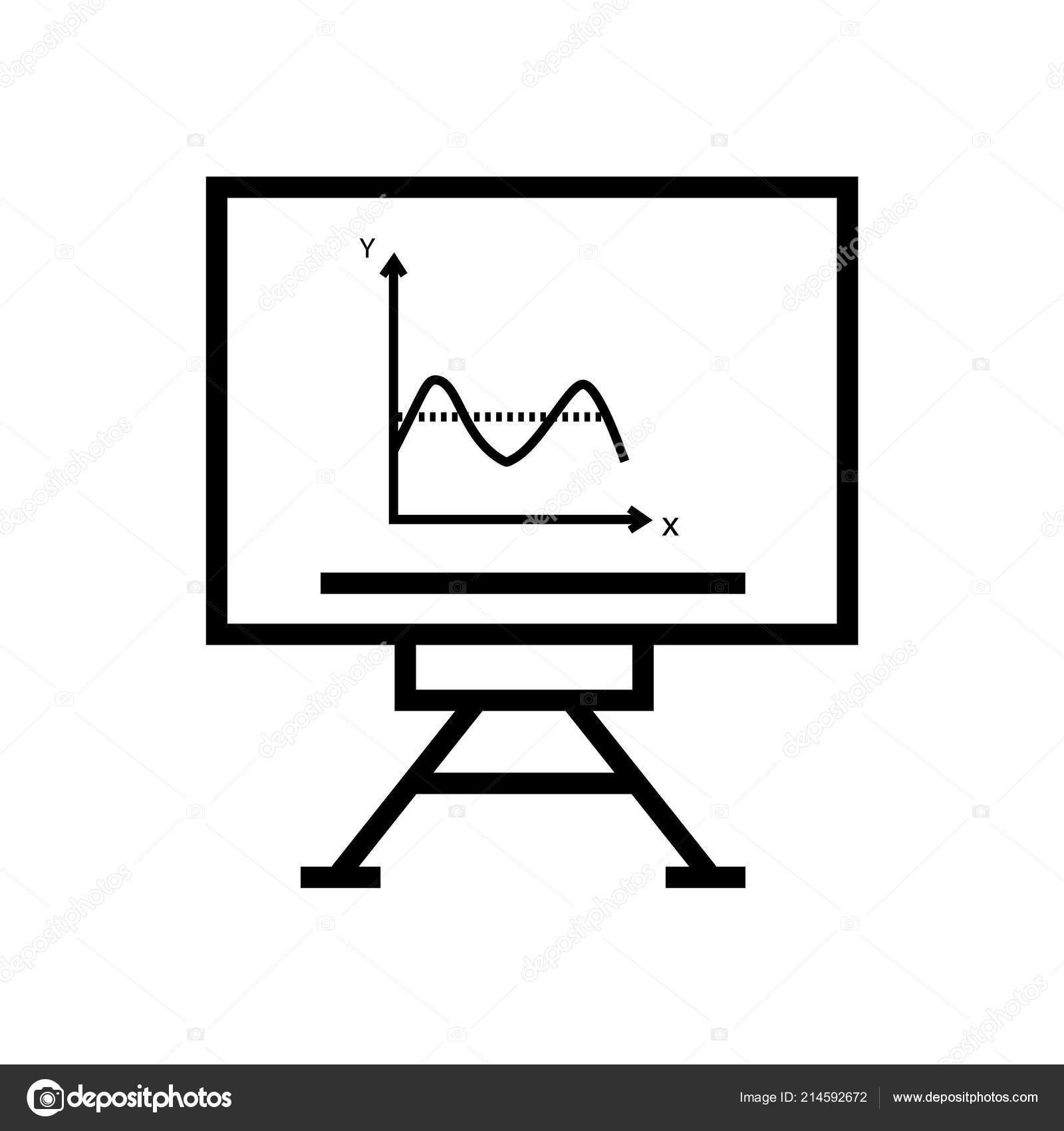 Writing Whiteboard Icon Vector Isolated White Background Writing ...