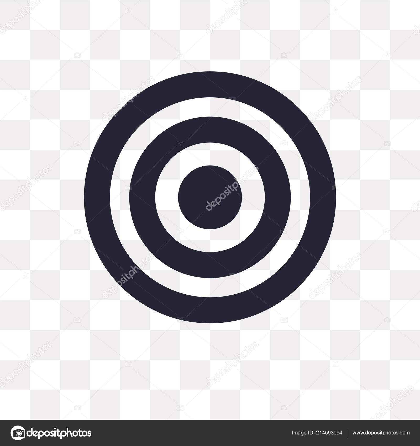 Target Vector Icon Isolated Transparent Background Target Logo Concept ...