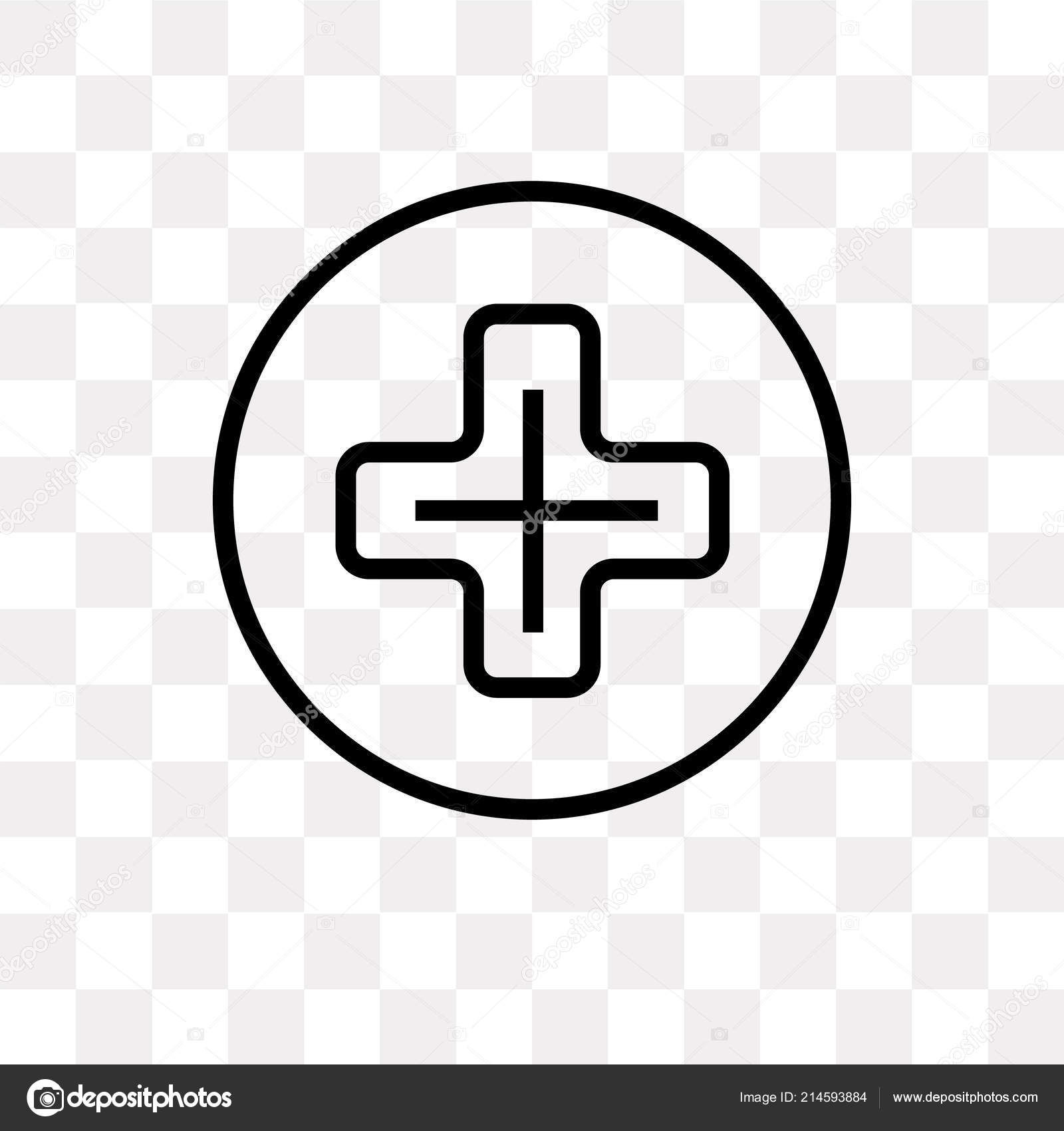 Add vector icon isolated on transparent background, Add logo des Stock ...