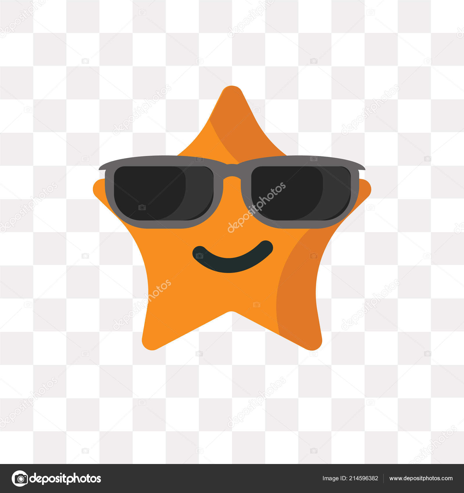 Star Vector Icon Isolated Transparent Background Star Logo Concept ...