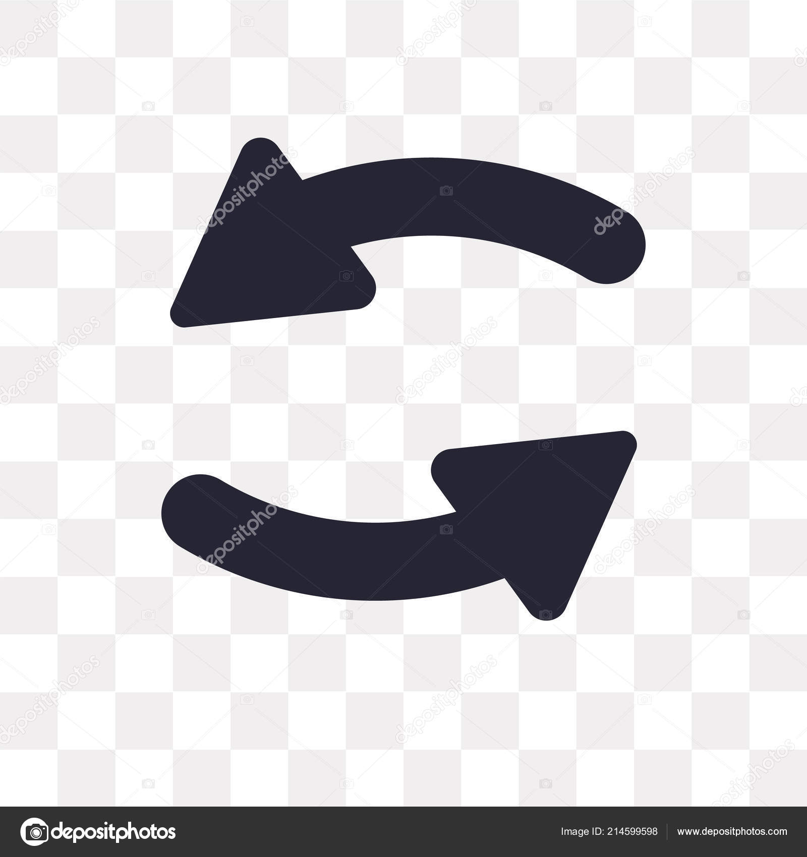 Refresh Vector Icon Isolated Transparent Background Refresh Logo ...