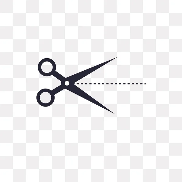 Scissors Vector Icon Isolated Transparent Background Scissors ...