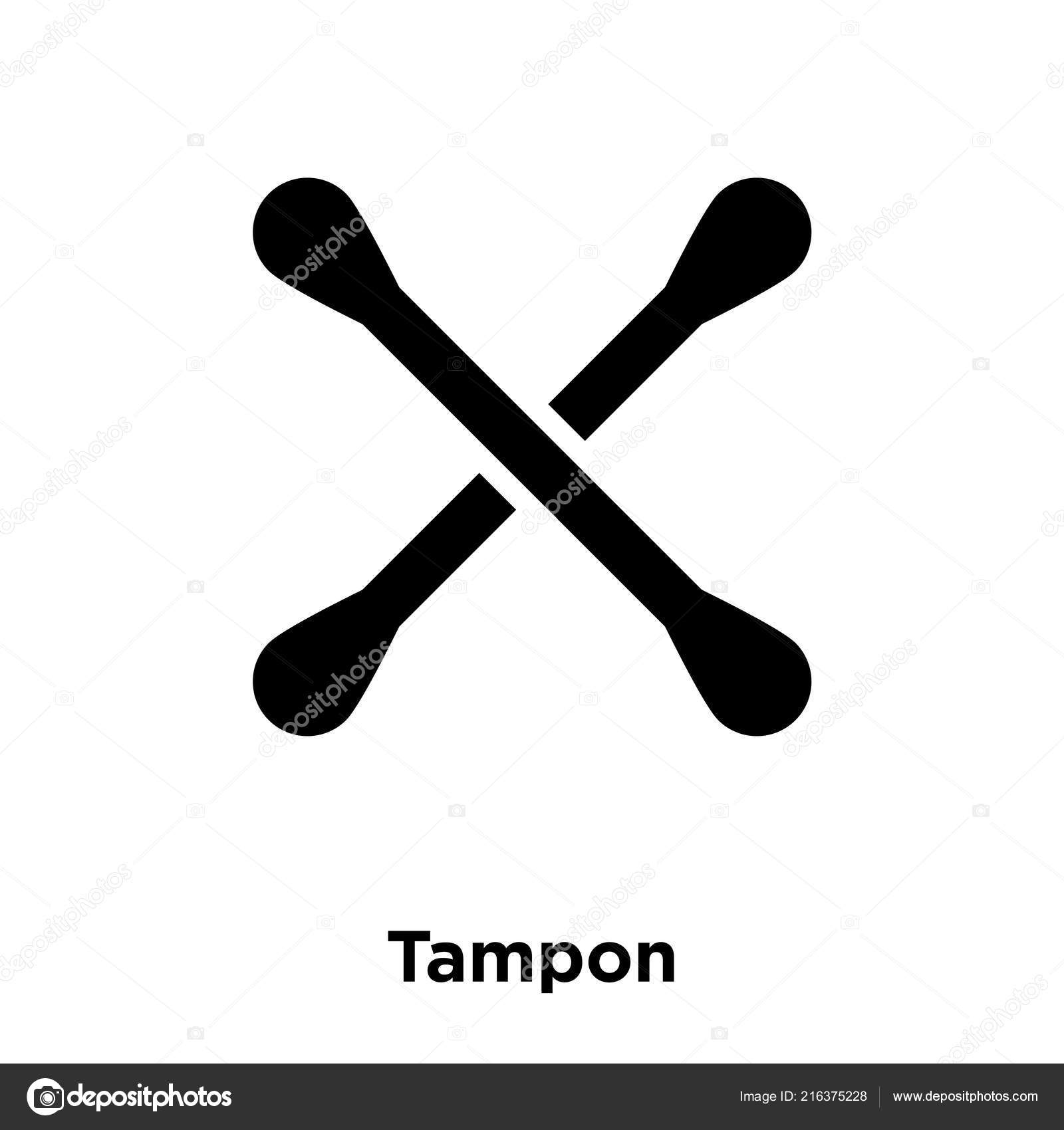 Tampon Icon Vector Isolated White Background Logo Concept Tampon Sign ...