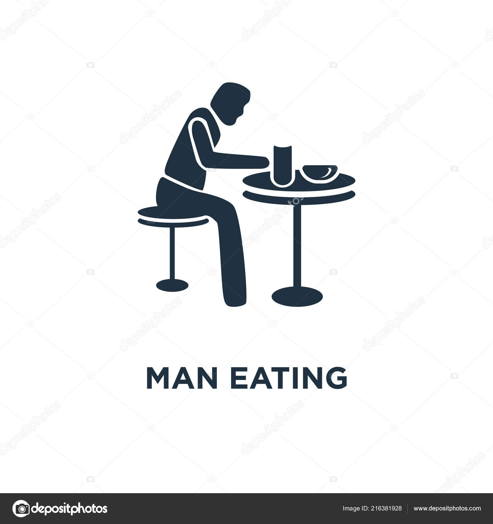Person Eating Icon