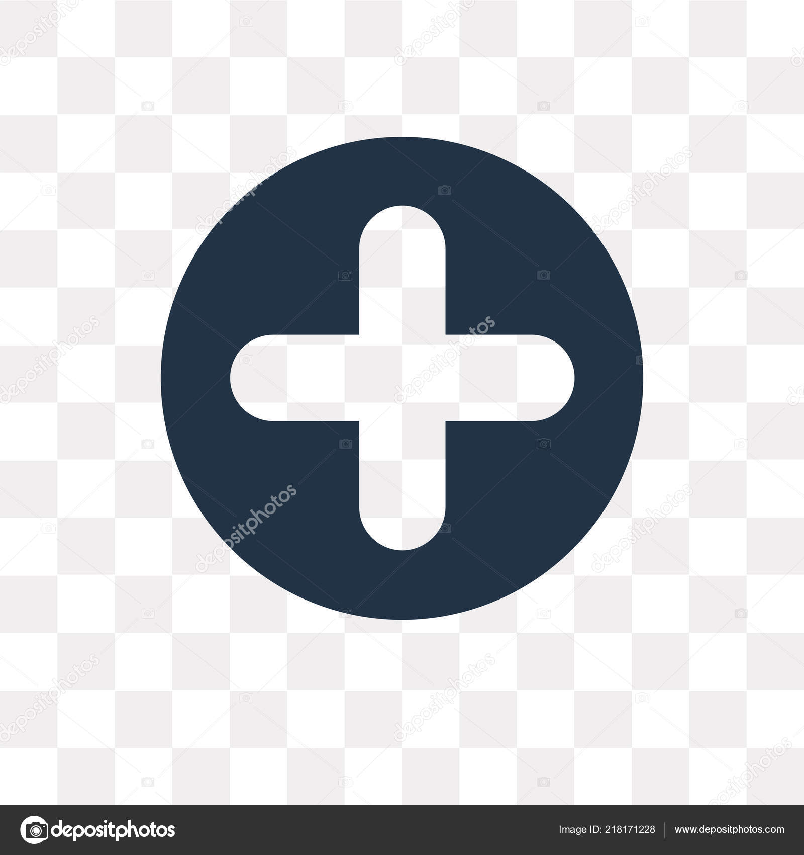 Vector Icon Isolated Transparent Background Transparency Concept Can ...