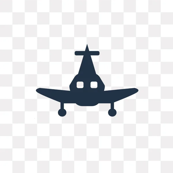 Plane Vector Icon Isolated Transparent Background Plane Transparency ...