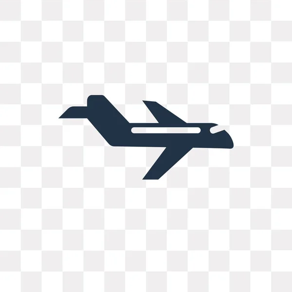Airplane vector icon isolated on transparent background, Airplan Stock ...