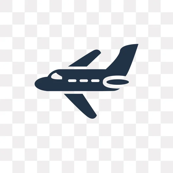 Airplane vector icon isolated on transparent background, Airplan Stock ...