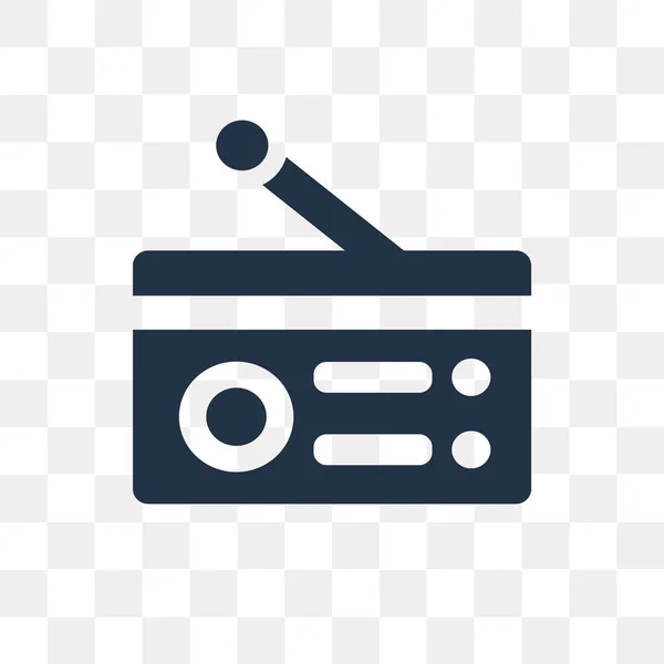 Radio Vector Icon Isolated Transparent Background Radio Logo Concept ⬇ ...