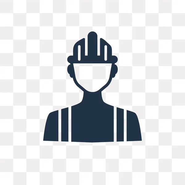 Worker Vector Icon Isolated Transparent Background Worker Transparency ...