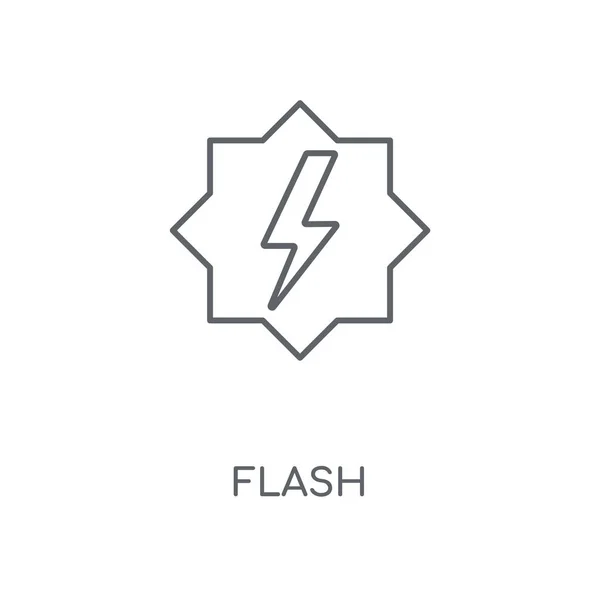 The Flash Logo Outline