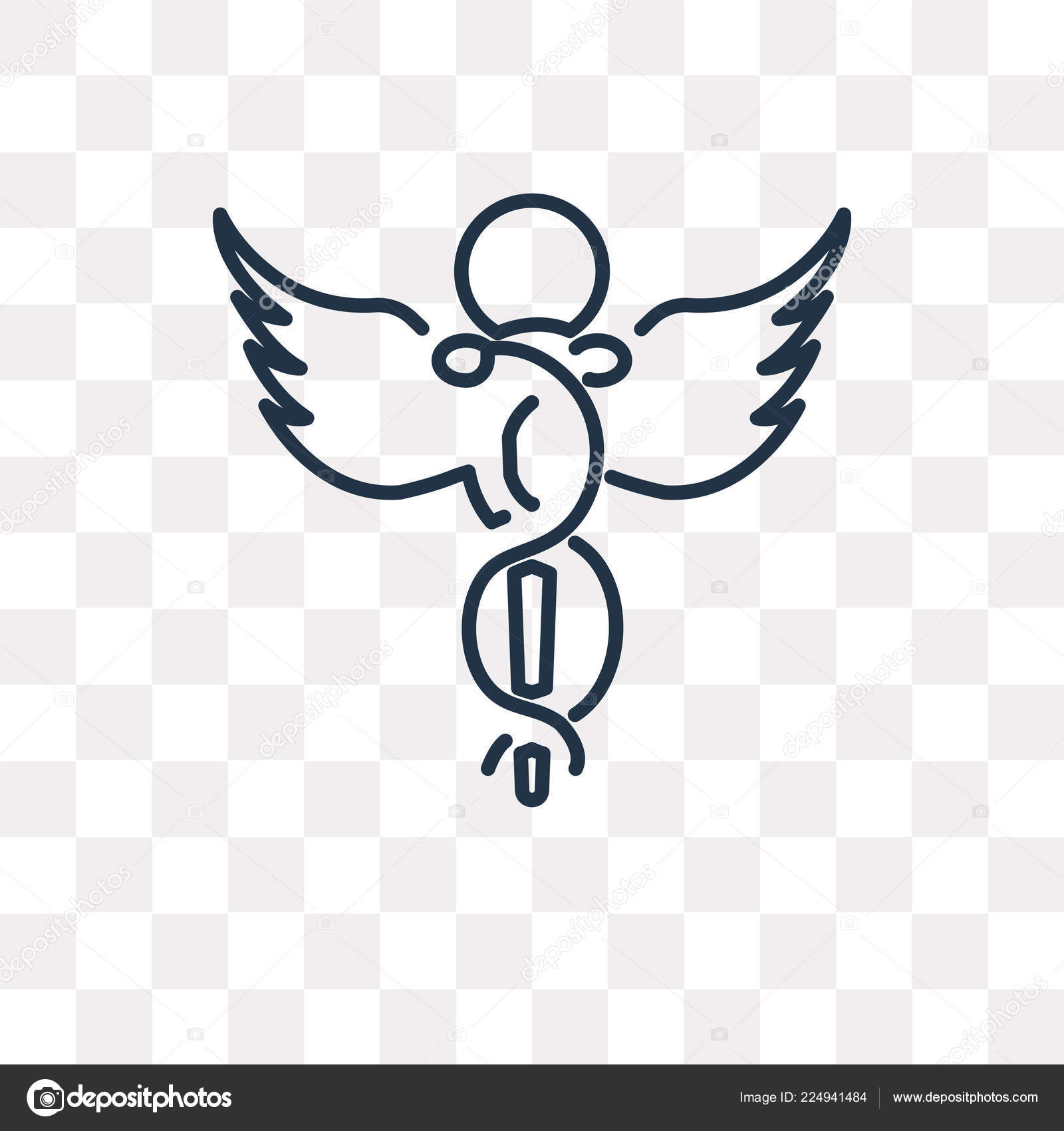 Caduceus Vector Transparent