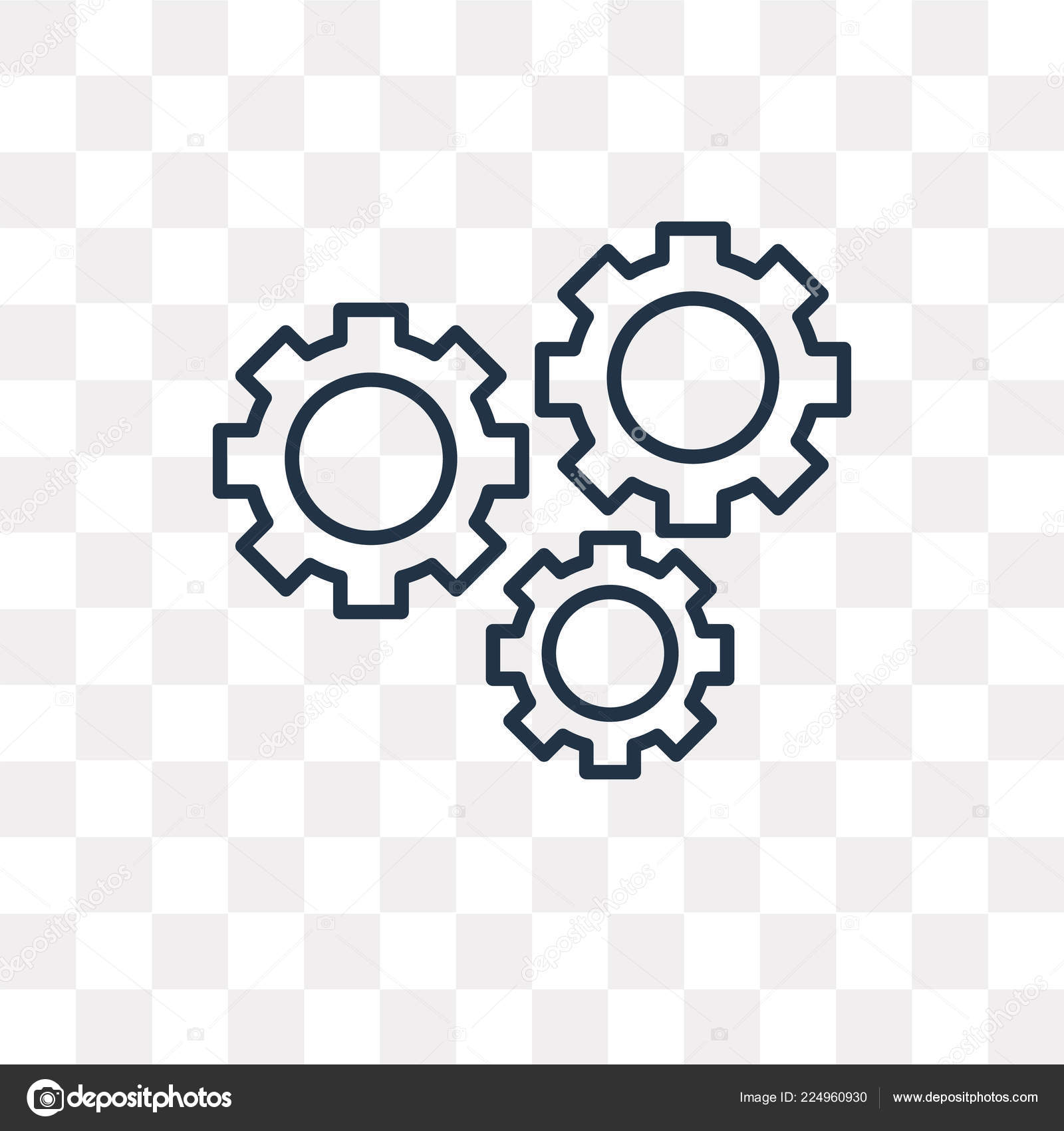 Gear Vector Background
