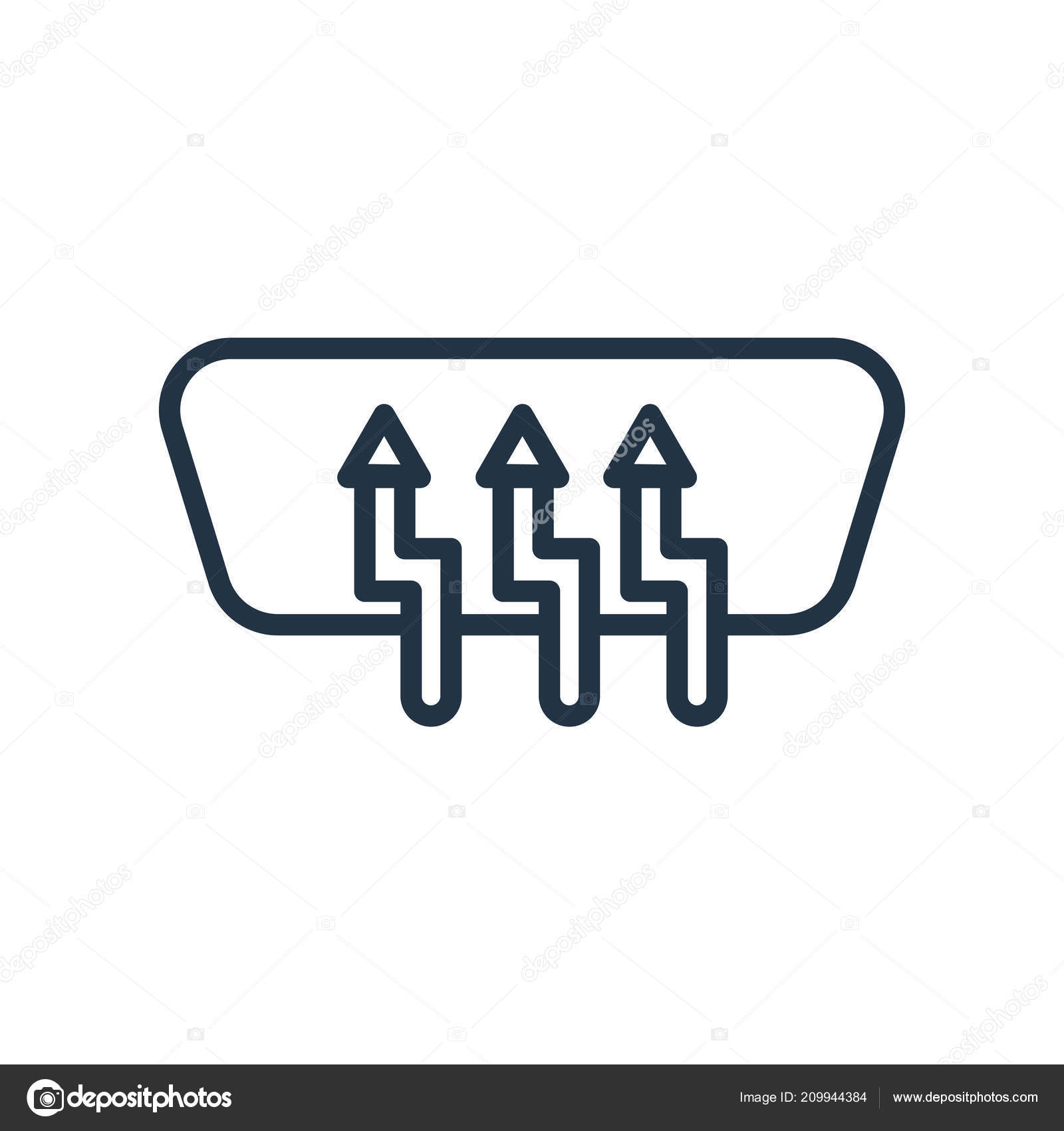 Windscreen Icon Vector Isolated White Background Windscreen Transparent ...