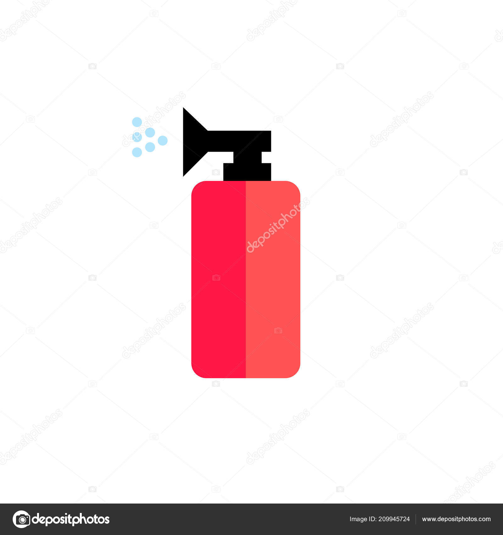 Sprayer Icon Vector Isolated White Background Your Web Mobile App Stock ...