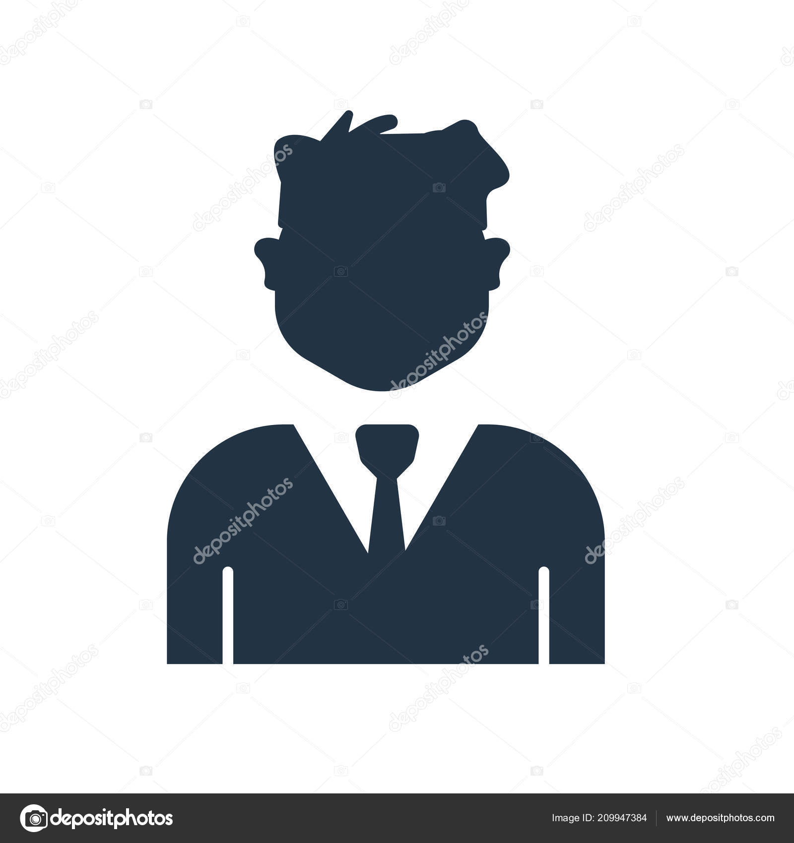 Manager Icon Vector Isolated White Background Manager Transparent Sign ...