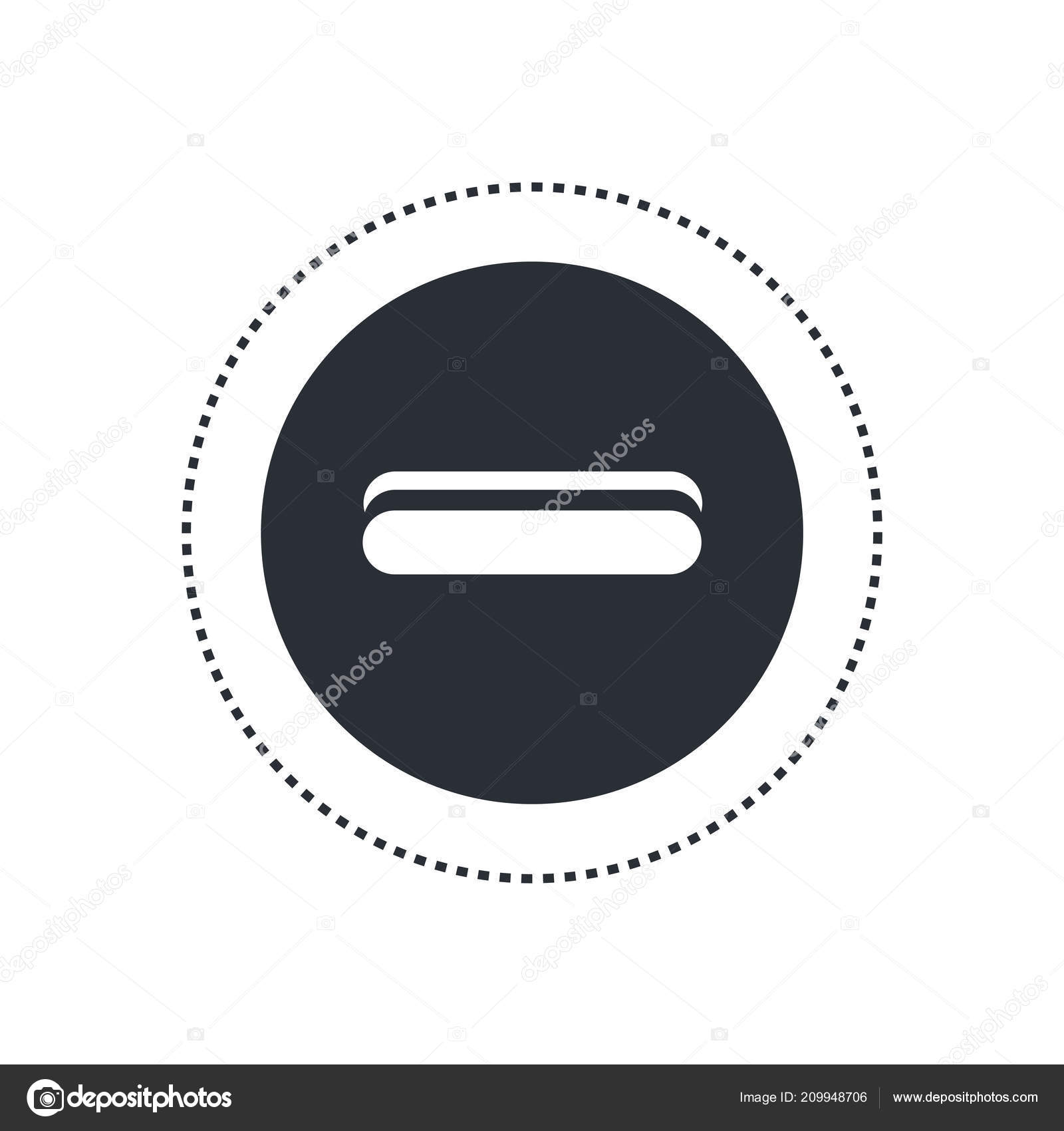 Remove Button Icon Vector Isolated White Background Your Web Mobile ...