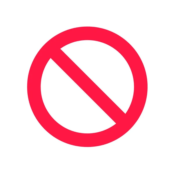 Forbidden vector icon isolated on transparent background, Forbid Stock ...