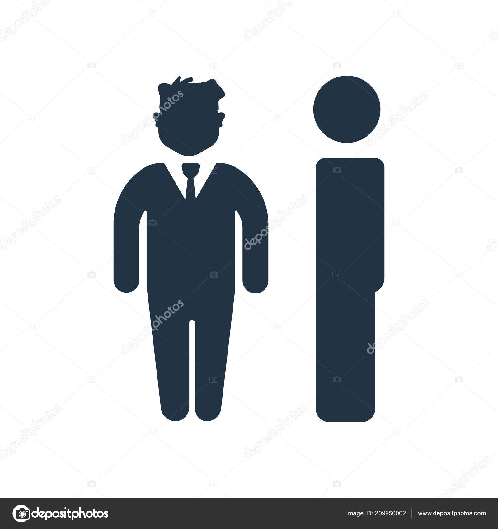 Managers Icon Vector Isolated White Background Managers Transparent ...