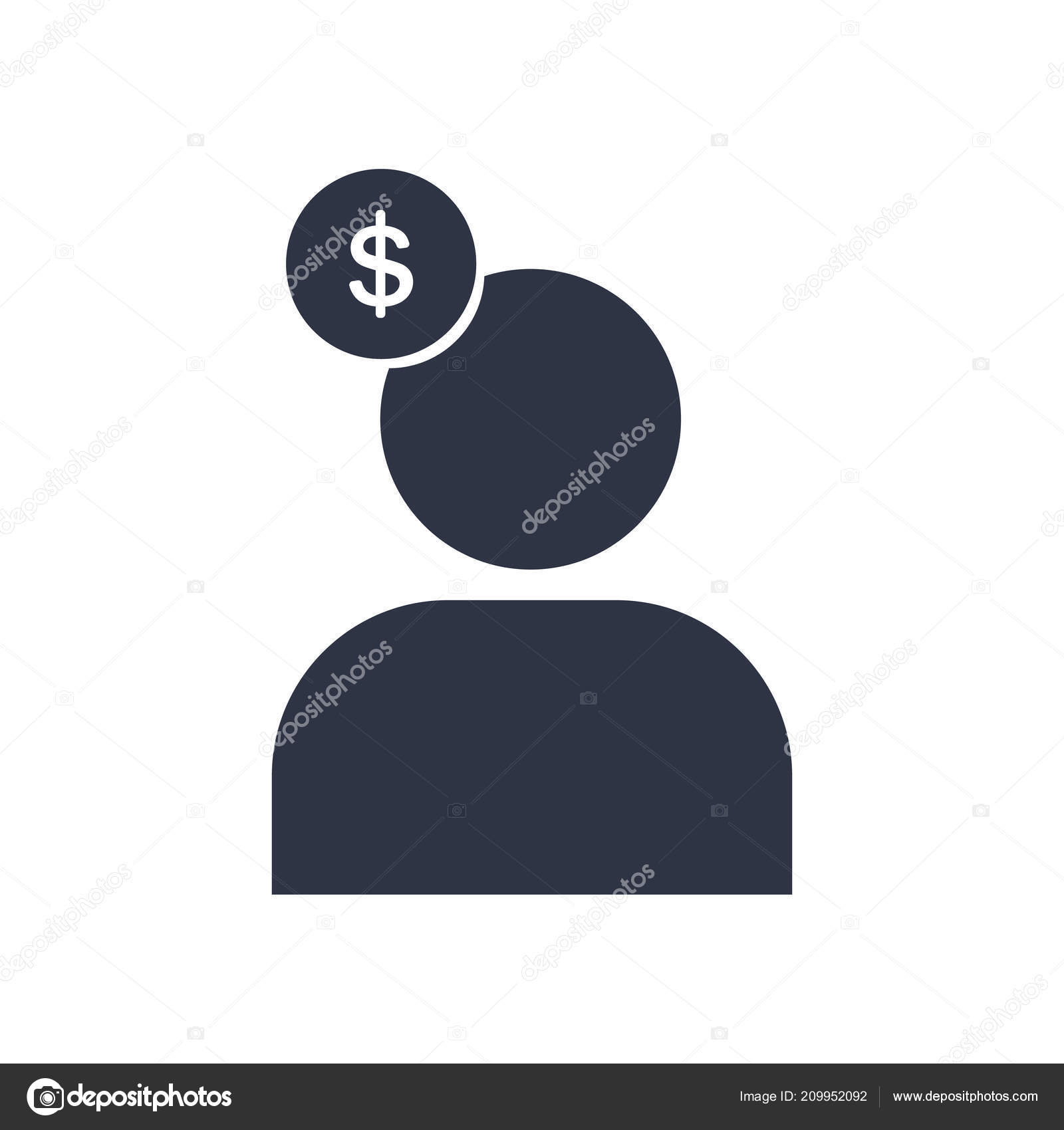 Seller Icon Vector Isolated White Background Your Web Mobile App Stock ...