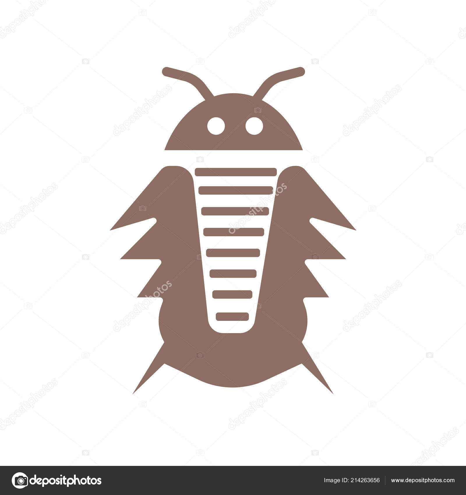 Insect icon vector isolated on white background, Insect sign , h Stock ...