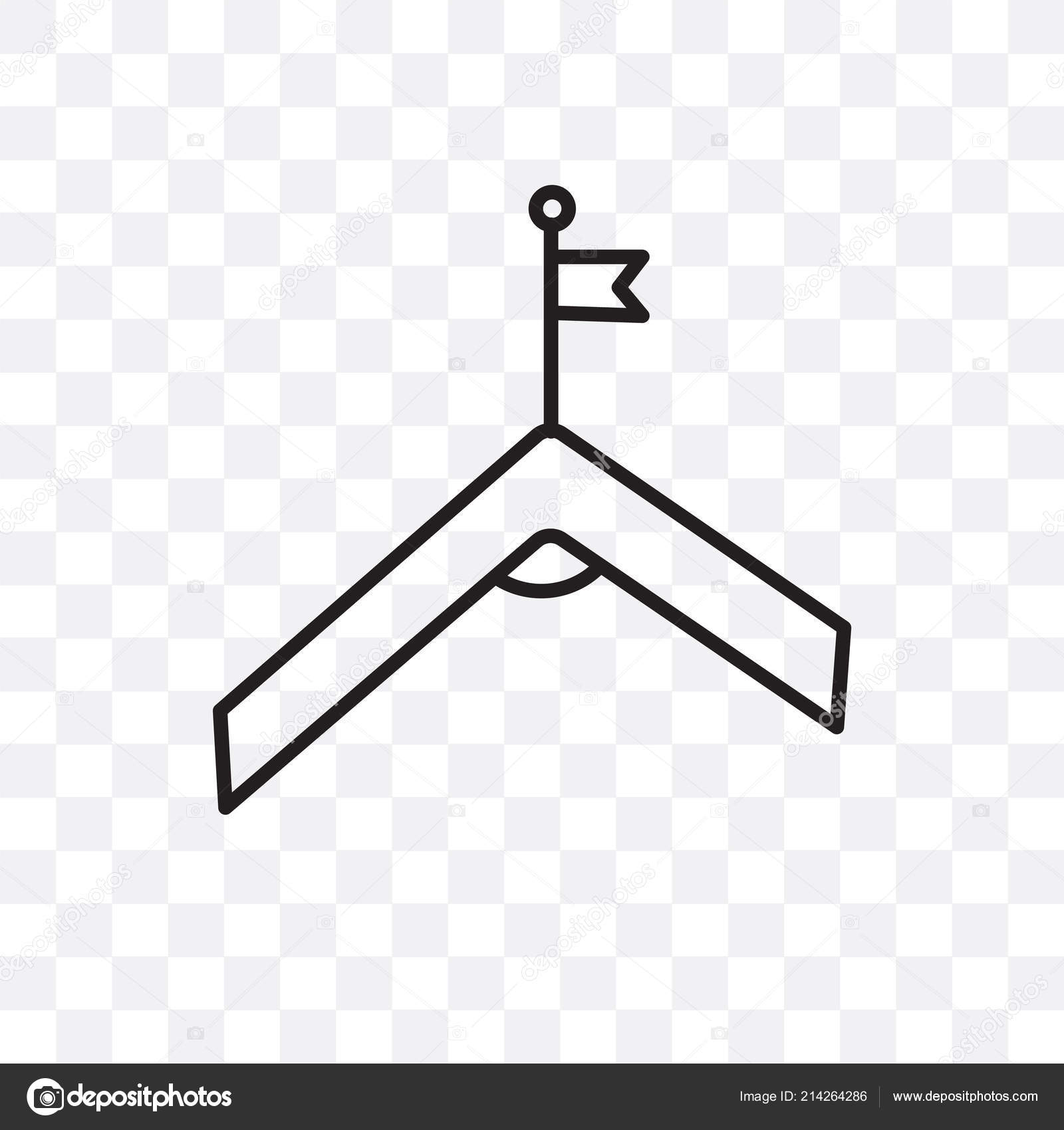 Corner vector icon isolated on transparent background, Corner lo Stock ...