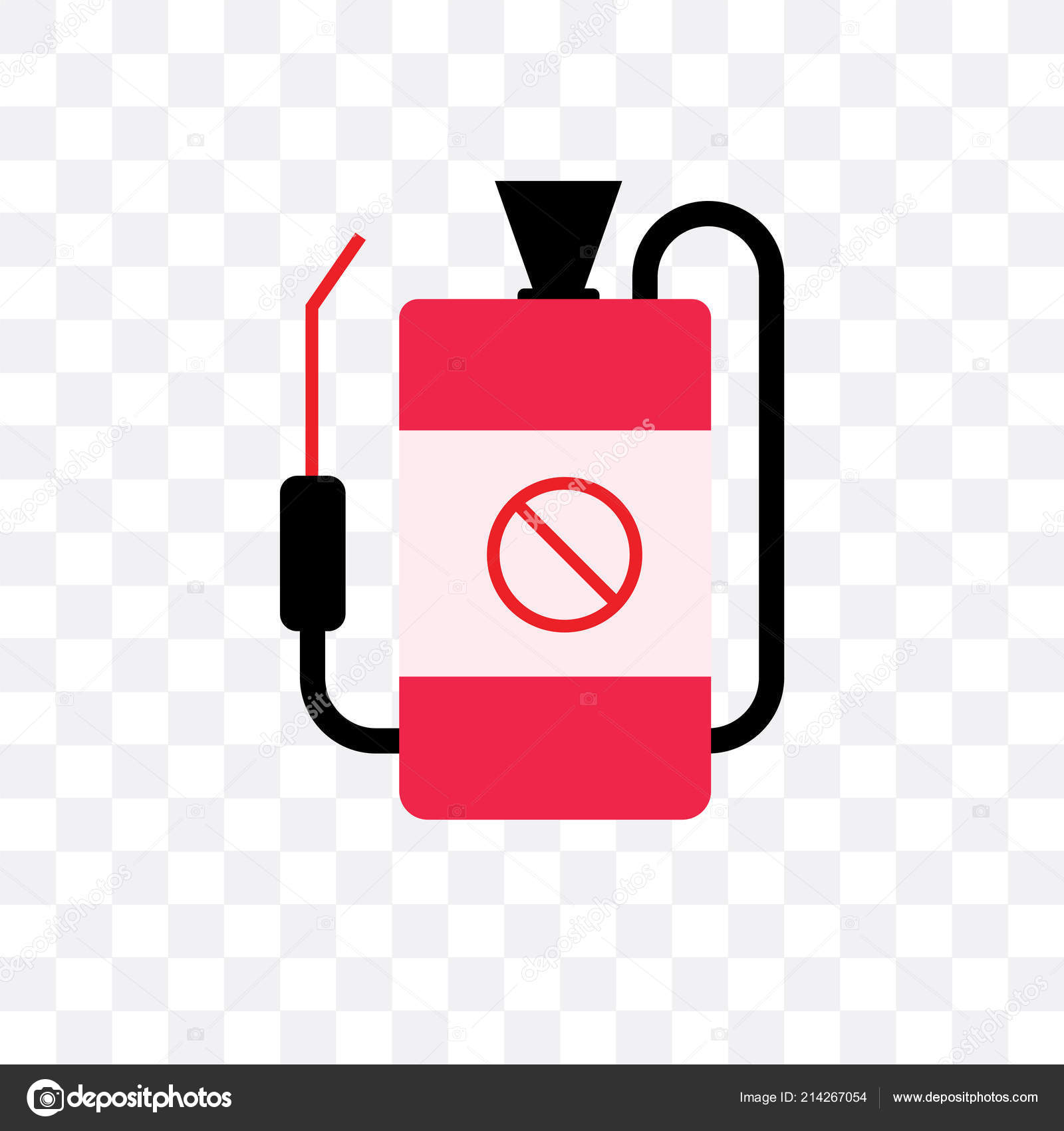 Pesticide vector icon isolated on transparent background, Pestic ⬇ ...